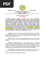 Sample Barangay Project Proposal | PDF | Waste Management | Waste