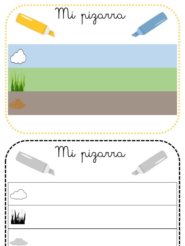 PIZARRA cielo, pasto y tierra | PDF