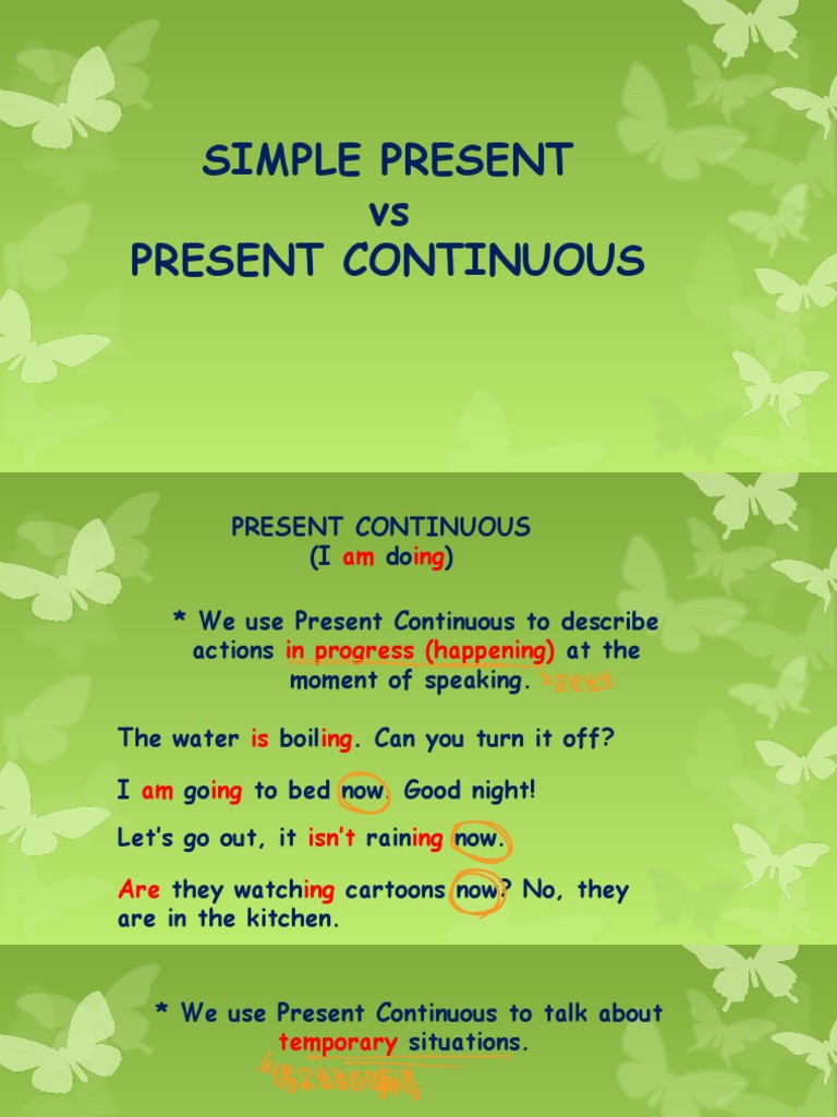 Present Tenses | PDF | Language Families | Linguistics