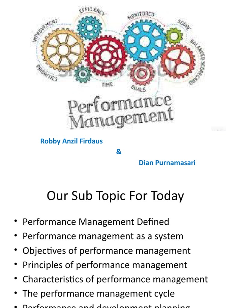 Performance Management | PDF | Performance Management | Goal