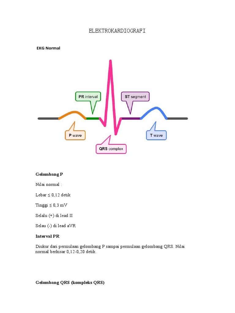 ELEKTROCARDIOGRAFI | PDF