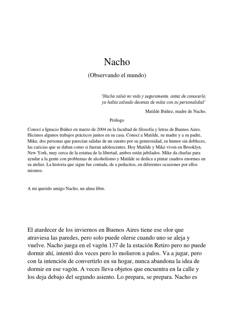 Nacho | PDF