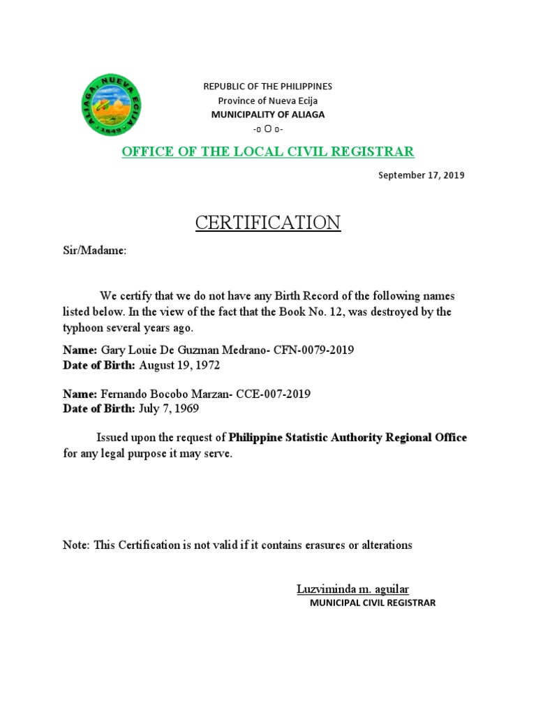 Certification LCR | PDF