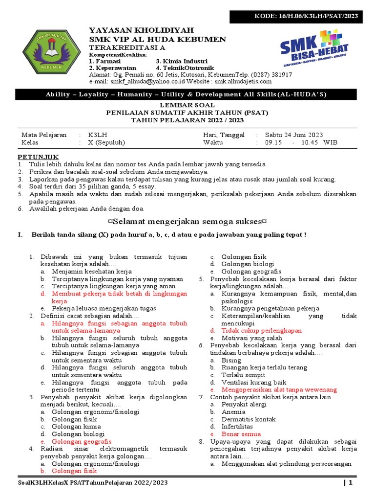 K3LH X Psat 2023 | PDF