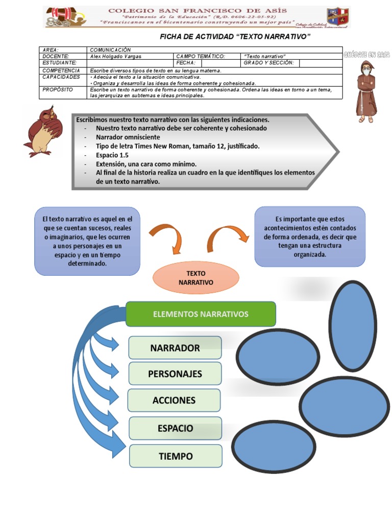 3 Actividad Texto Narrativo | PDF