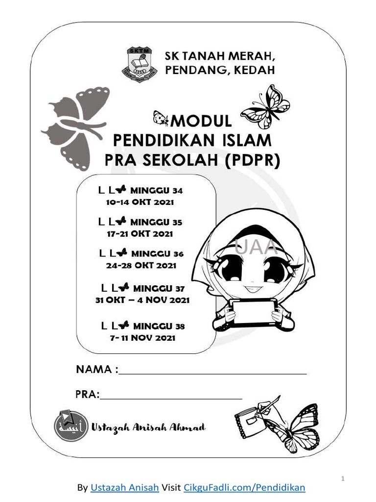 Modul Pendidikan Islam Prasekolah Bidang Al-Quran Dan Bahasa Arab | PDF
