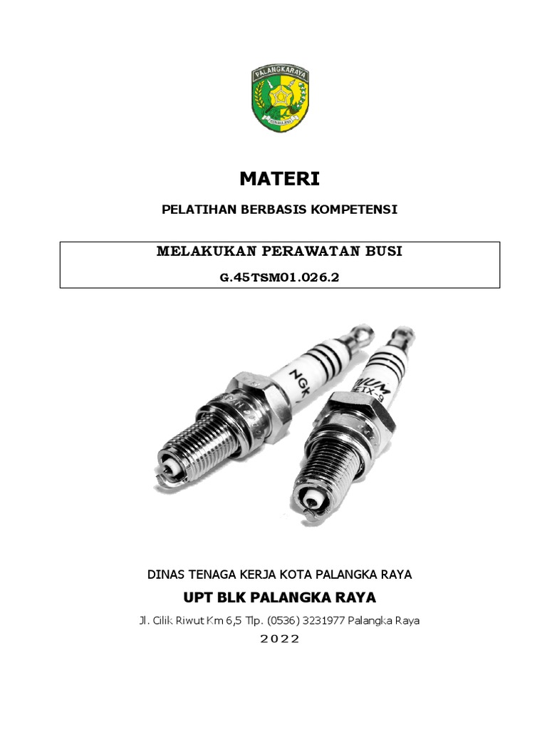 Pelatihan Perawatan Busi | PDF | Karier & Perkembangan