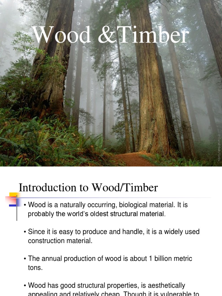 Topic 3 Wood | PDF | Wood | Strength Of Materials