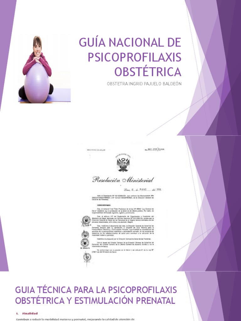 Guía de Psicoprofilaxis Obstétrica | PDF | Relaciones personales, crianza y desarrollo personal