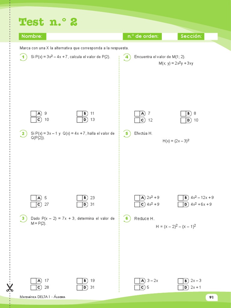 Álgebra 1° - Delta-93 | PDF