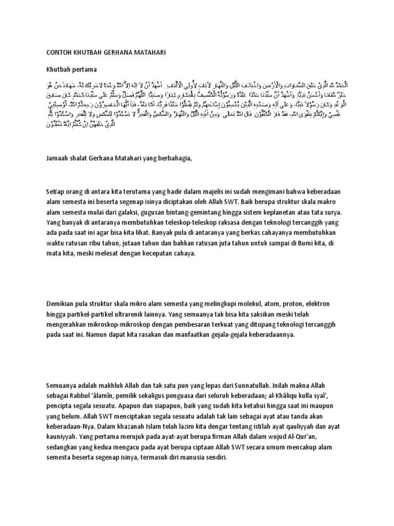 CONTOH KHUTBAH-WPS Office | PDF