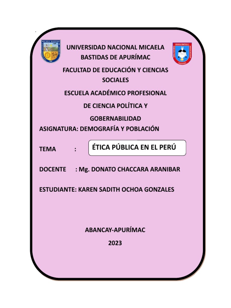 esquema de etica publica | PDF | Ciencias Políticas | Gobierno