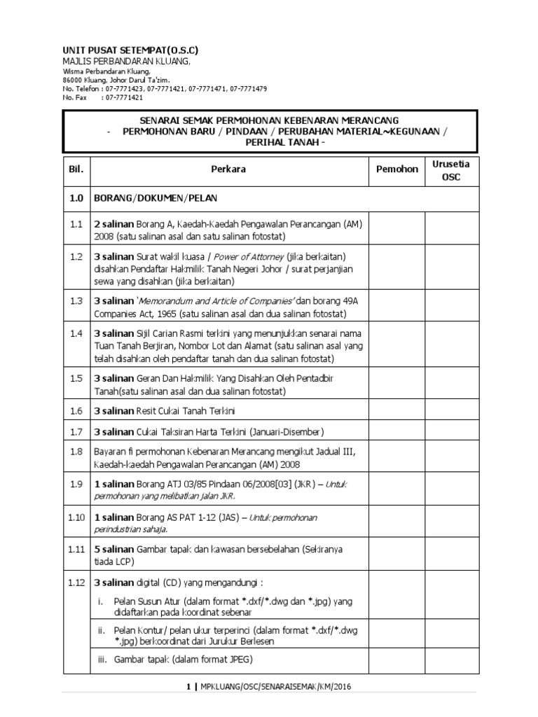 Permohonan Kebenaran Merancang | PDF