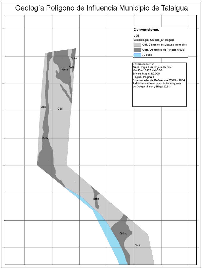 Anexo 1 Mapa Geologico 2K | PDF