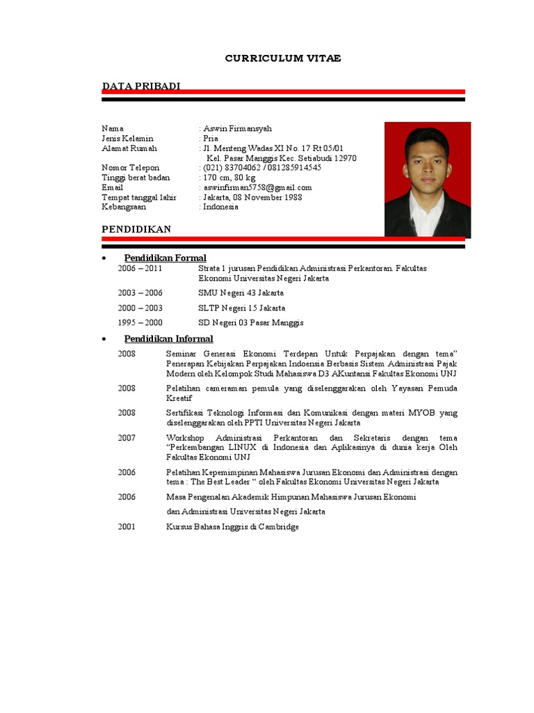 CV PT Aura Universal Rasi | PDF