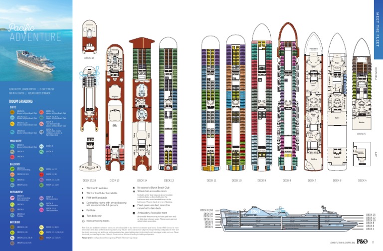 Pacific Adventure Deck Plan | PDF