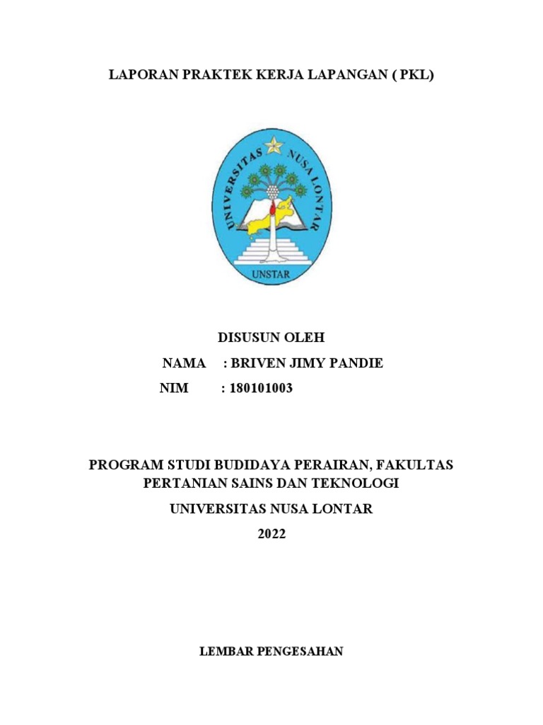 LAPORAN PRAKTEK KERJA LAPANGAN dAFTAR ISI | PDF