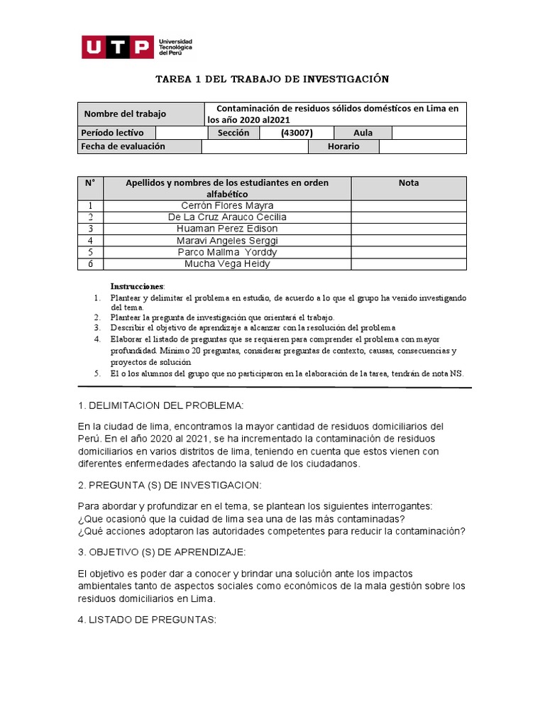 AC-S03) Semana 03 | PDF | Residuos | Contaminación AC-S03) Semana 03 | PDF | Residuos | Contaminación