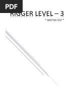 Rigger 1 | PDF | Crane (Machine) | Rope