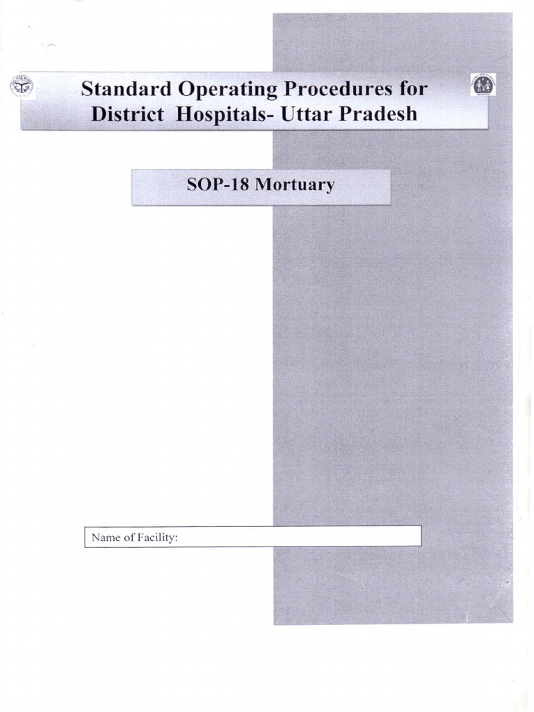 Mortuary SOP | PDF