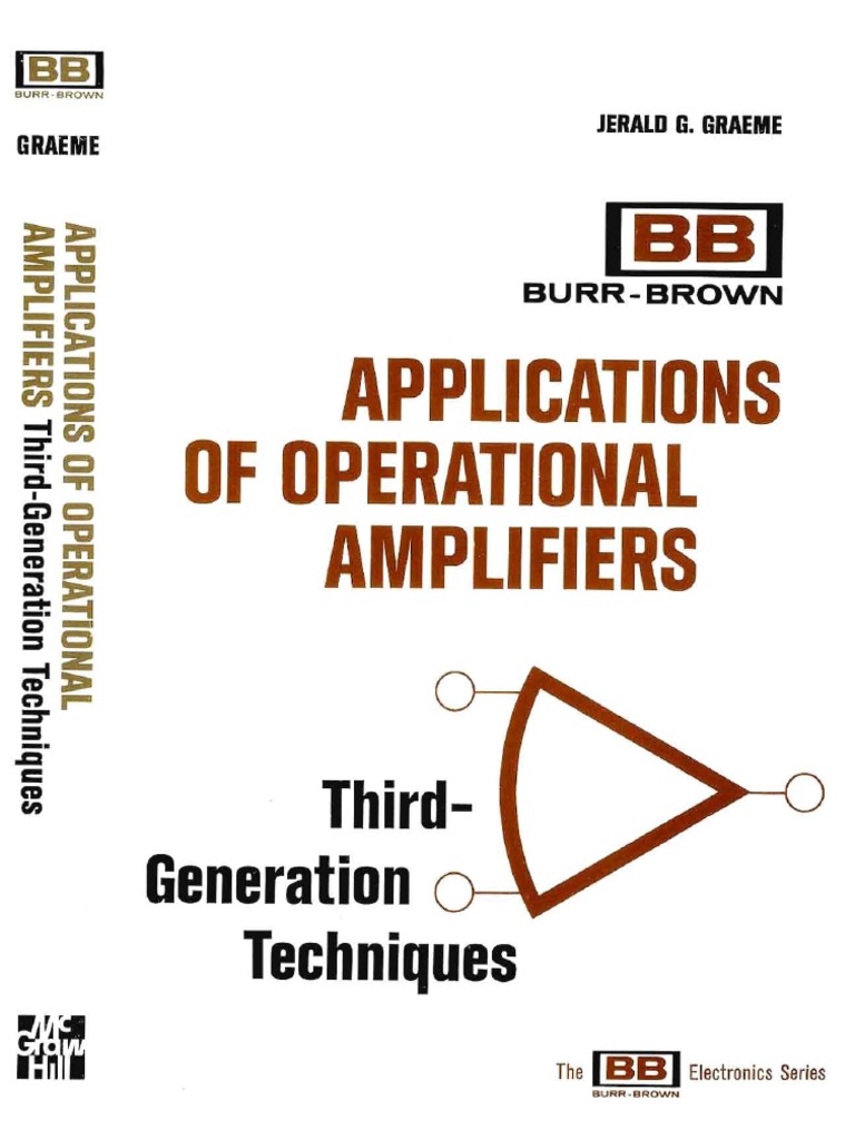 Applications of Operational Amplifiers - 3rd Generation Techniques (J.B. Graeme) | PDF