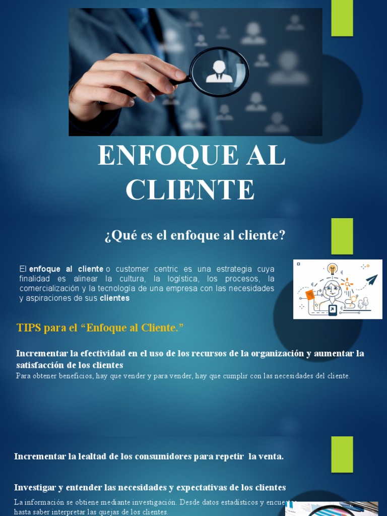 Enfoque Al Cliente | PDF