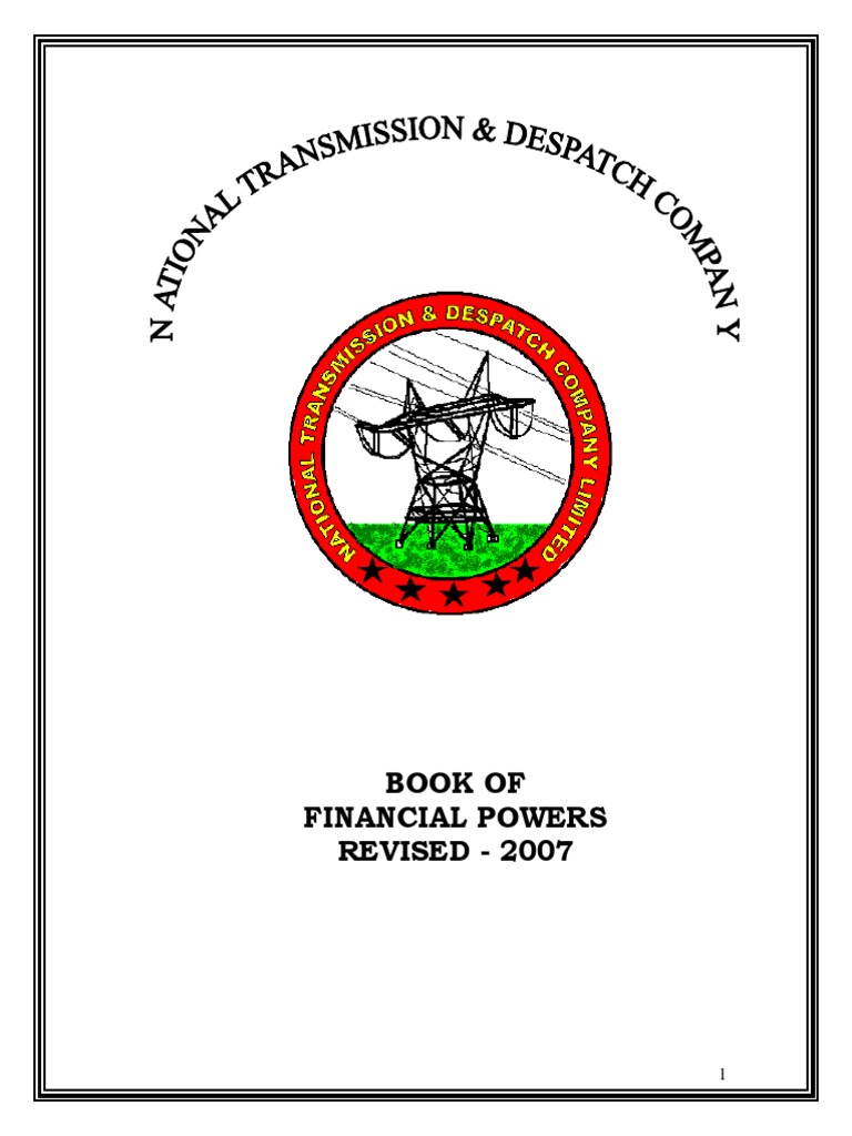 Book of Financial Powers (NTDC) | PDF | Truck | Board Of Directors