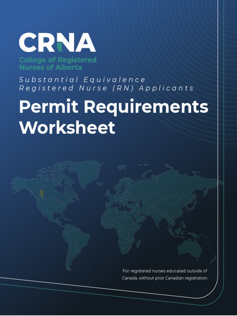 RN Permit Requirements for Alberta Applicants | PDF | Nursing ...