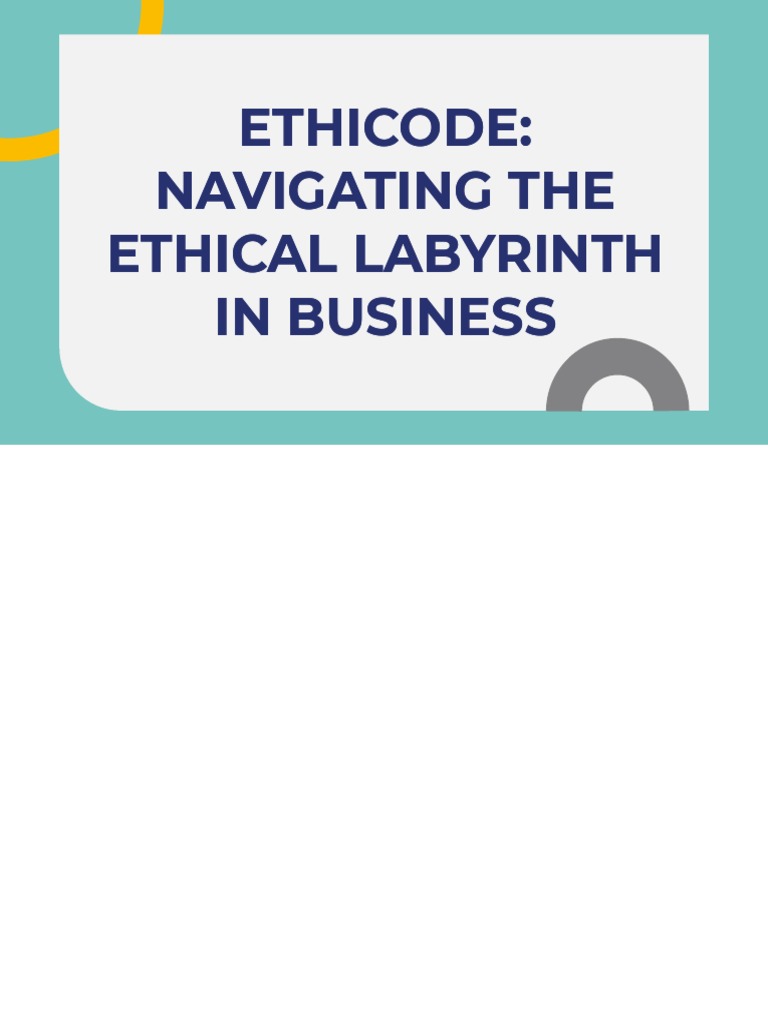 Ethical Business Issues and Solutions | PDF