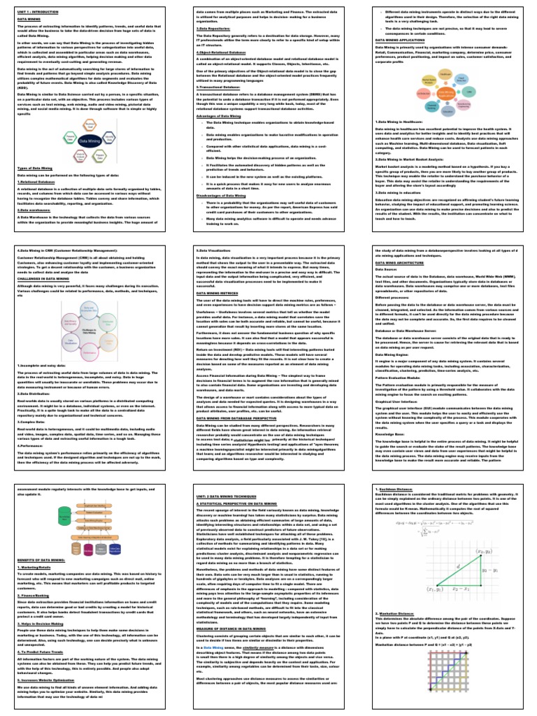 Data Mining 1 | PDF | Data Mining | Databases