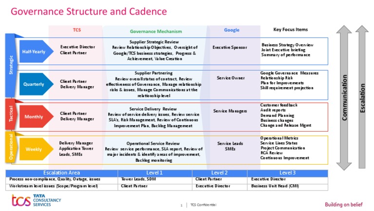 Governance Structure | PDF | Strategic Management | Service Level Agreement