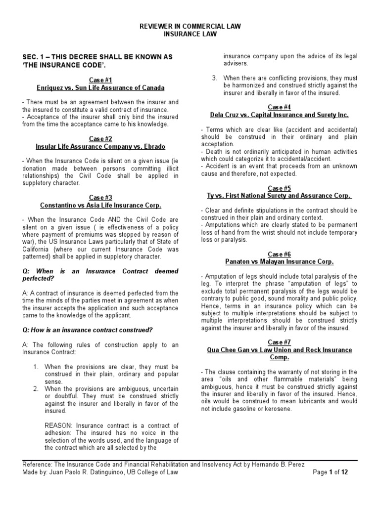 Leg Multiple Insured Clause Insights | PDF | Mortgage Law | Insurance