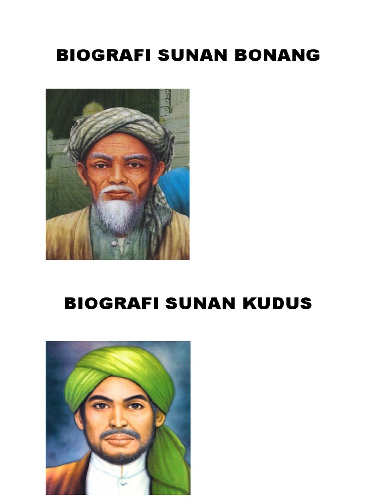 Biografi Sunan Bonang, Kudus, Muria | PDF