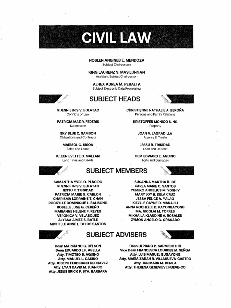 SBU Civil 2021 | PDF | Annulment | Will And Testament