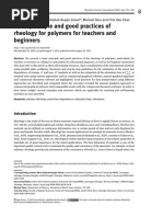 The Rheology Handbook: Thomas G. Mezger | PDF | Viscoelasticity | Viscosity