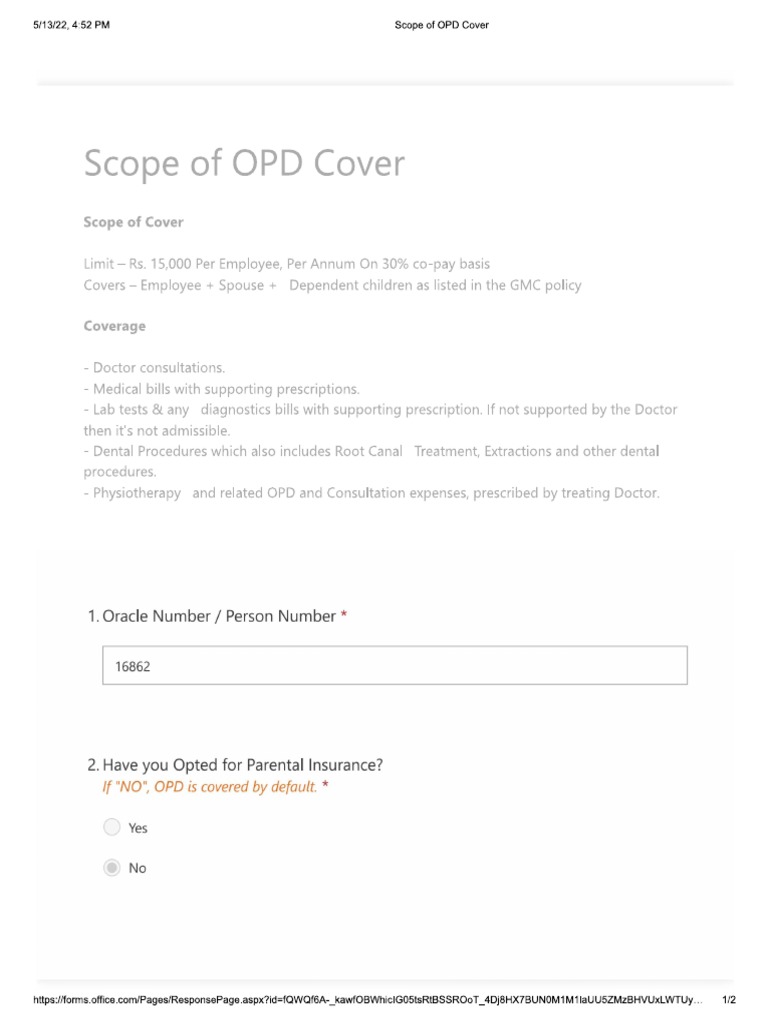 OPD | PDF