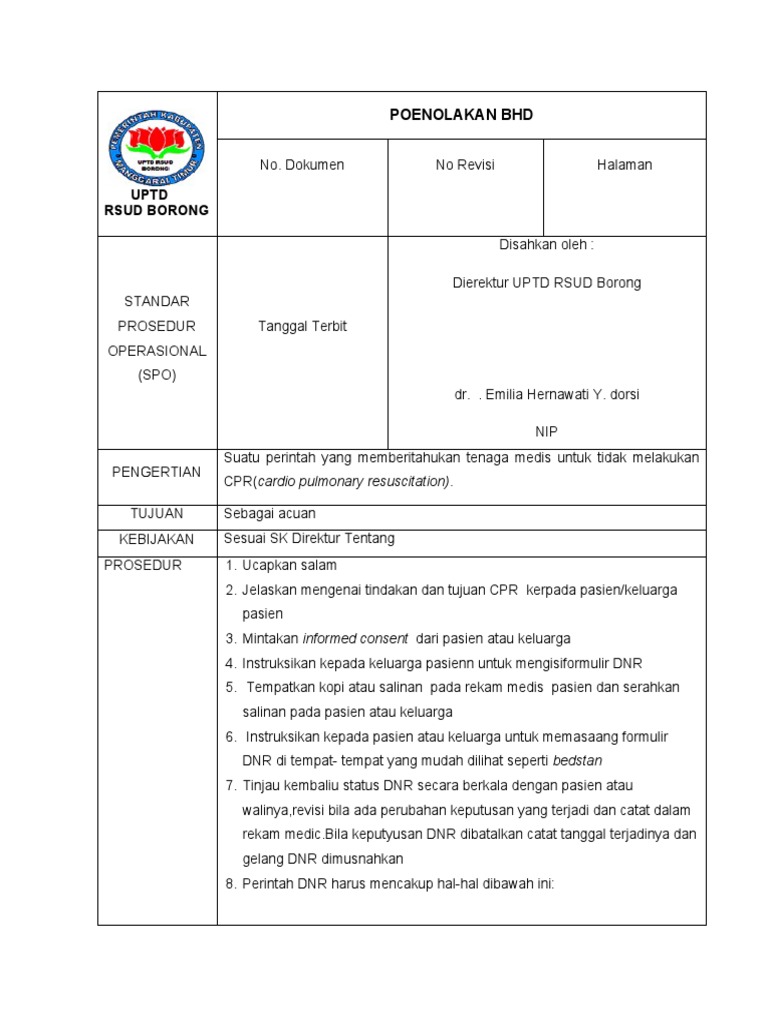 Spo Penolakan BHD | PDF
