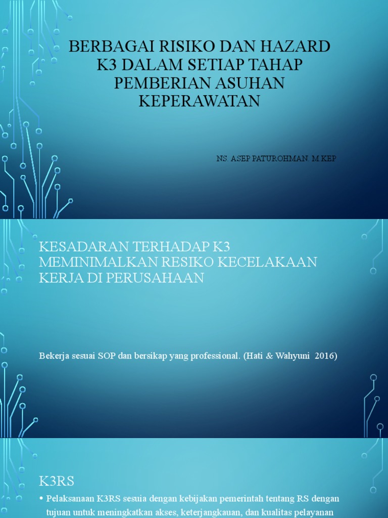 Berbagai Risiko Dan Hazard K3 Dalam Setiap Tahap | PDF