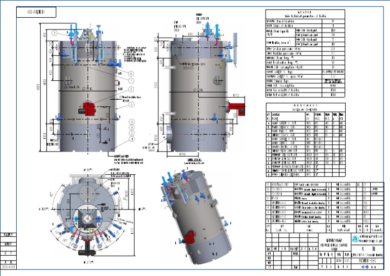 Boiler General Drawing | PDF