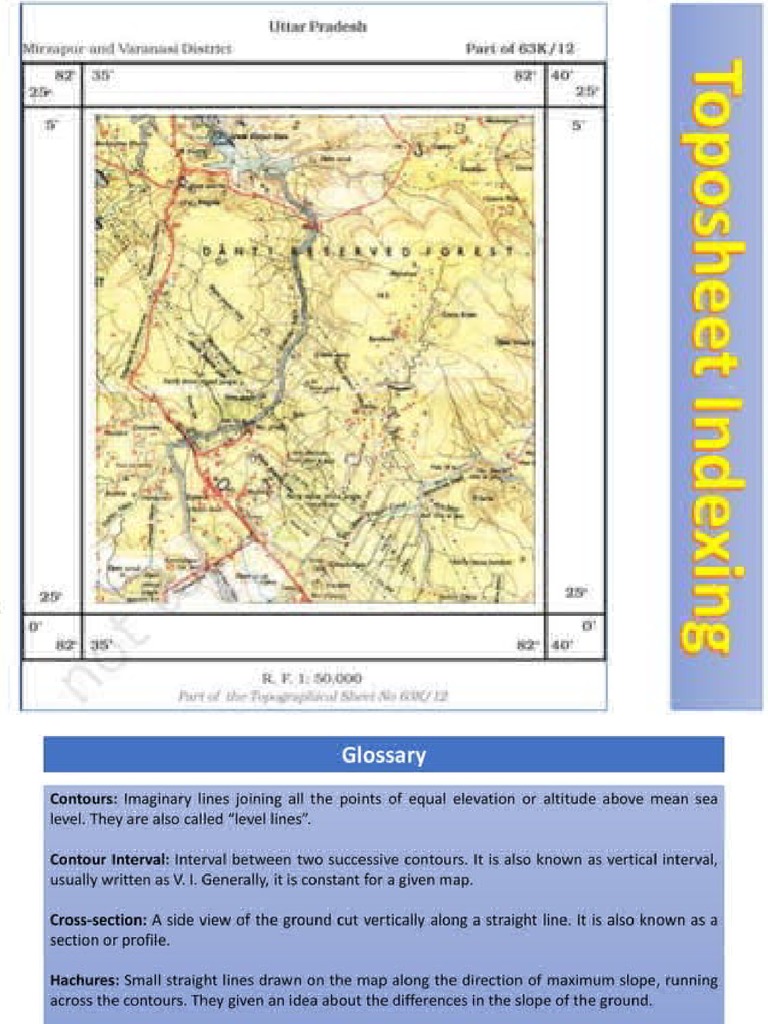 UNIT II - Toposheet Indexing | PDF UNIT II - Toposheet Indexing | PDF