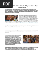 Criteria For Judging (Singing Contest Solo) : Voice Quality 50% | PDF ...