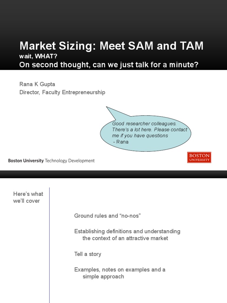 Market-sizing_Meet-SAM-and-TAM | PDF | Venture Capital | Corporate Finance