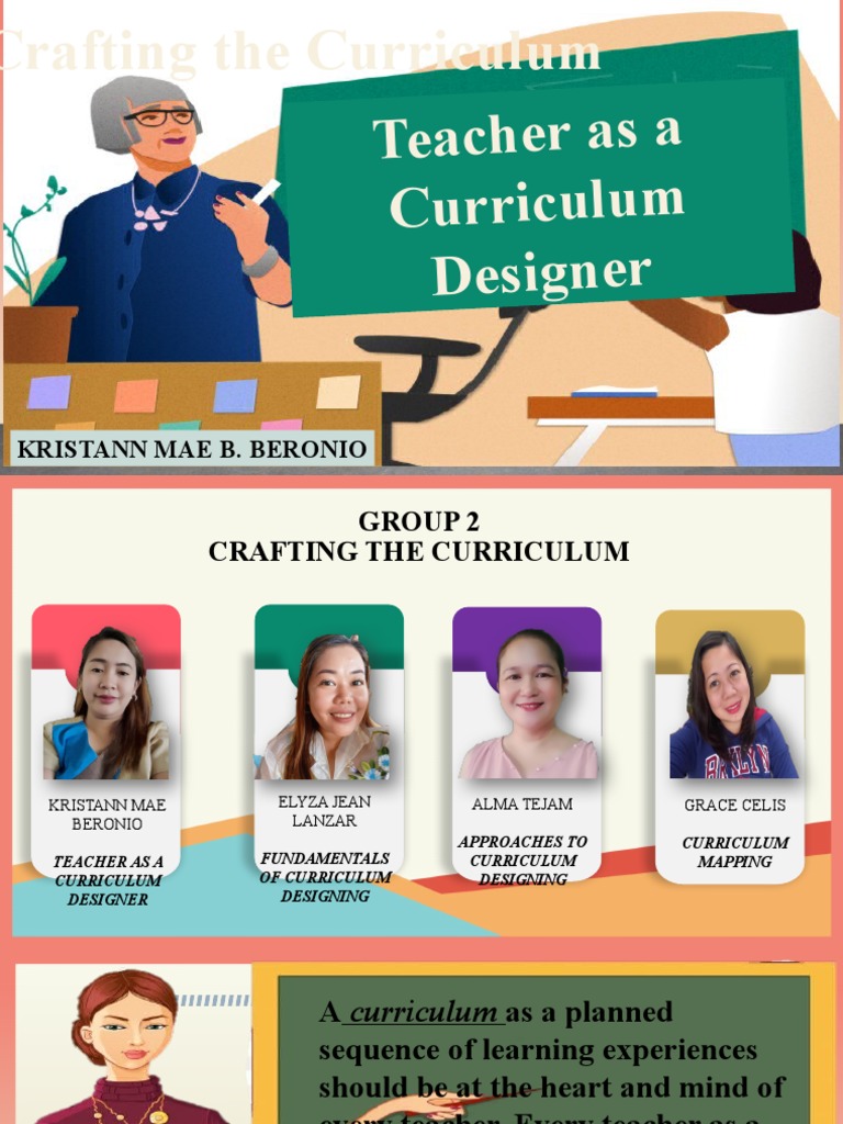 Teacher As A Curriculum Designer Beronio | PDF | Educational Assessment ...