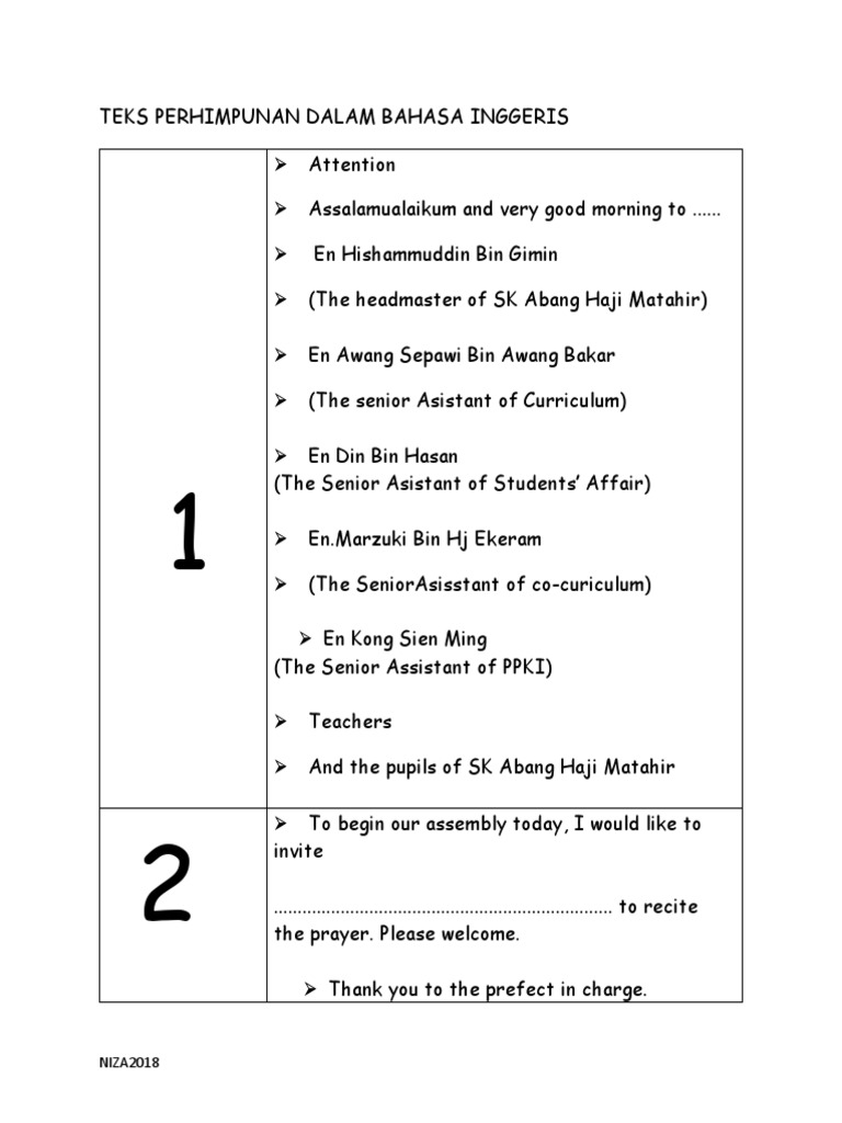 Assembly Procedures in English | PDF