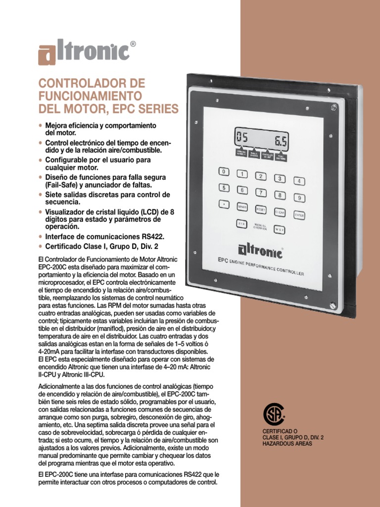Epc 200 Brochure Spanish | PDF | Turbocompresor | Bienes manufacturados