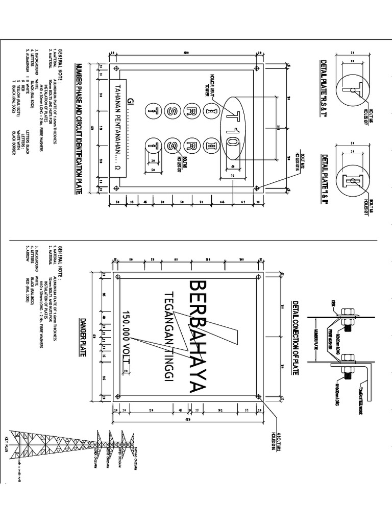 Danger Plate and Number Plate | PDF | Manufactured Goods | Vehicles