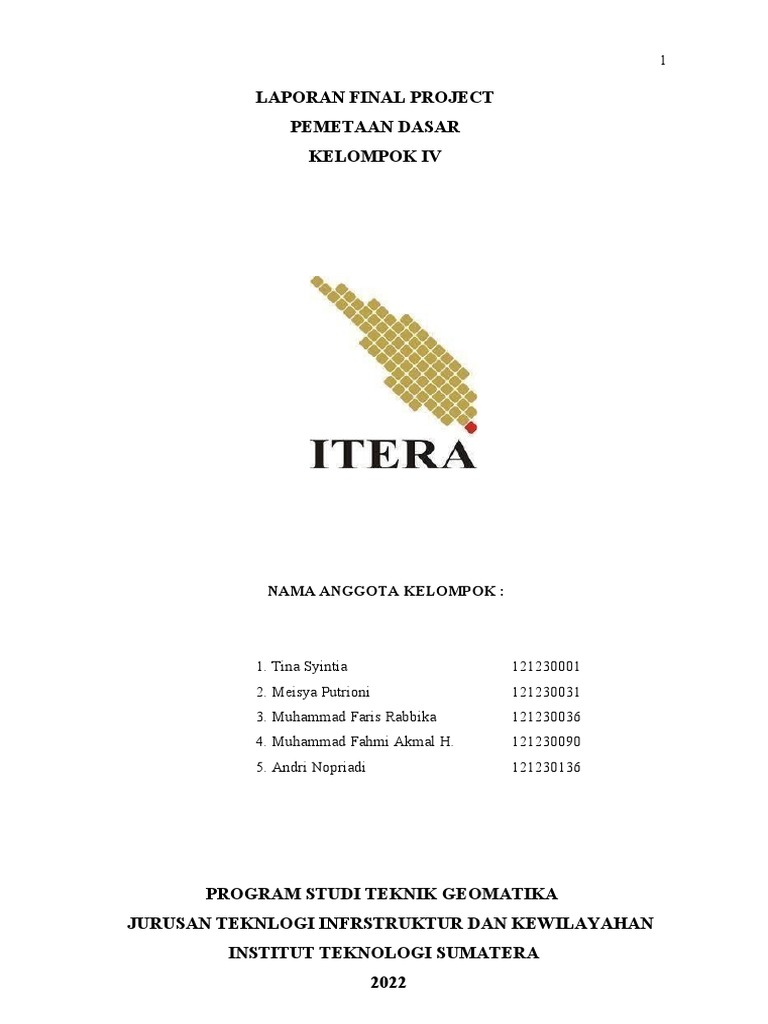 Laporan Progres Final Project Kelompok 4 - RC - Minggu Ke 6 | PDF