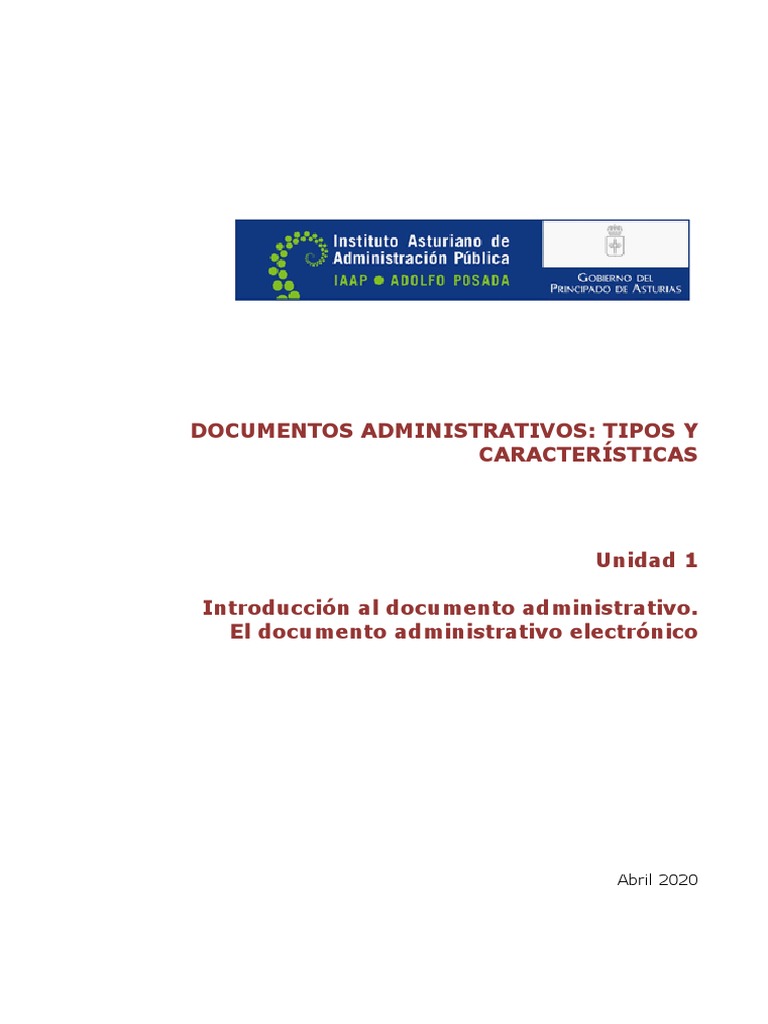 1 - LOS DOCUMENTOS ADMINISTRATIVOS CONCEPTO Y CARACTERISTICAS - Final ...