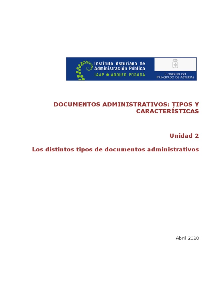 2 - TIPOS DE DOCUMENTOS ADMINISTRATIVOS - Final | PDF | Ciencias Políticas | Gobierno