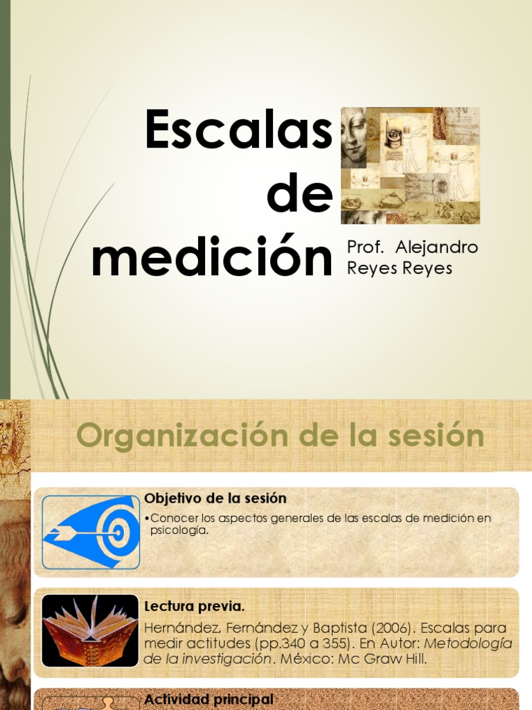 Tema 03-Introduccion A Las Escalas de Medidas 2023 | PDF | Escala ...